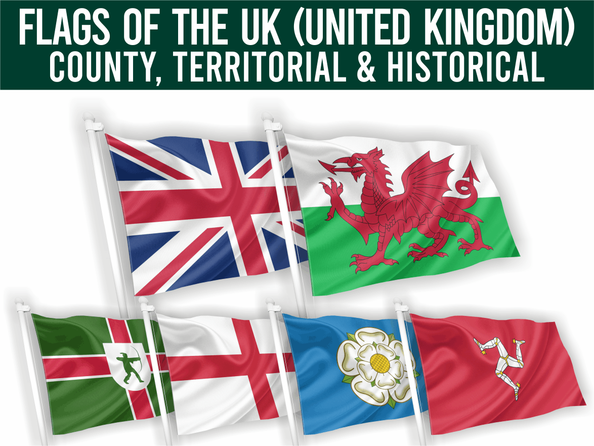 Flags of the United Kingdom - Territorial, County & Historical | Ships ...