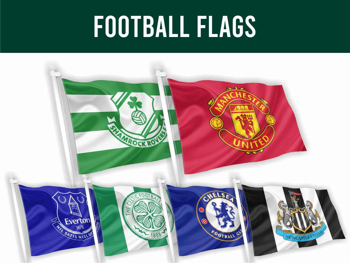 Football Flags | High-Quality Knitted Polyester Flag for Football Fans ...