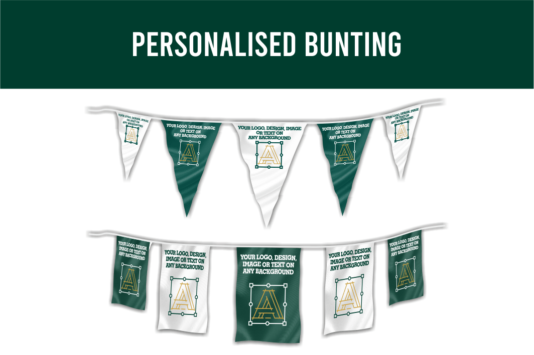 Personalised Bunting – Flags Ireland Prospect Design