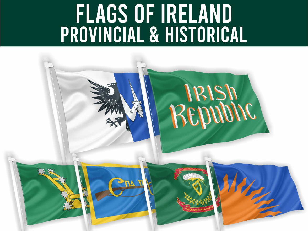 Flags of Ireland - Provincial & Historical – Flags Ireland Prospect Design