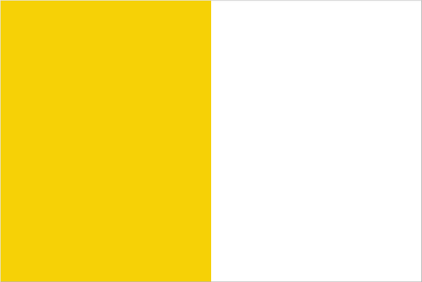Golden Yellow & White Coloured Flag – Flags Ireland Prospect Design
