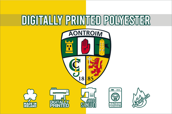 Antrim GAA Crest Flag – Flags Ireland Prospect Design