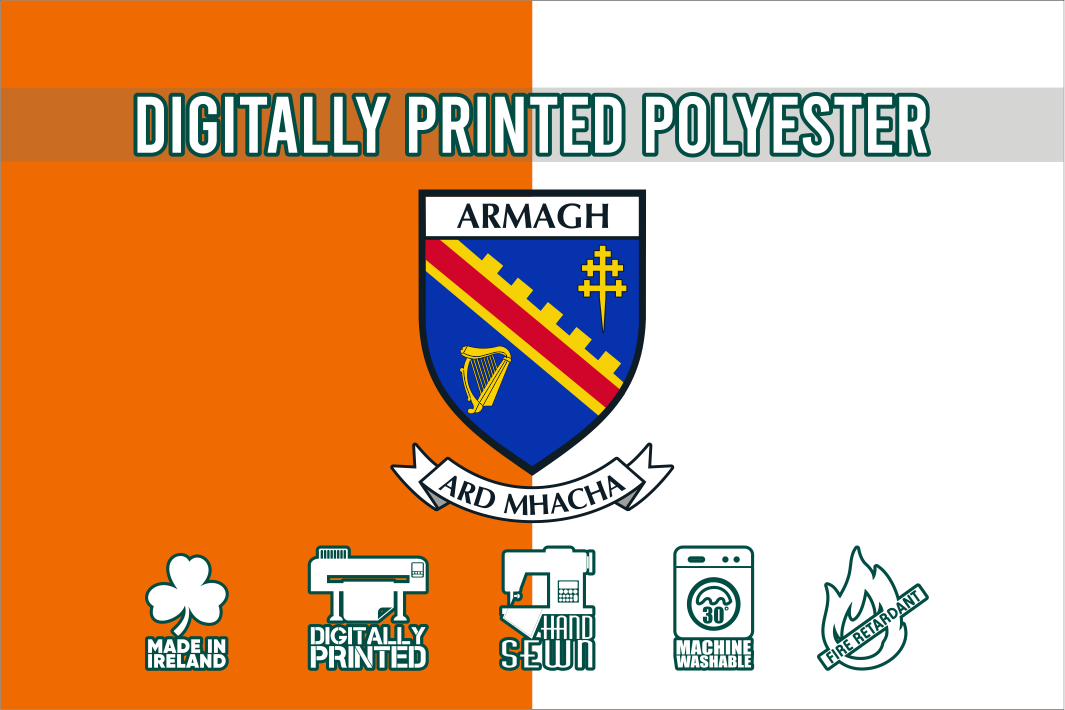 Armagh County Crest Flag – Flags Ireland Prospect Design
