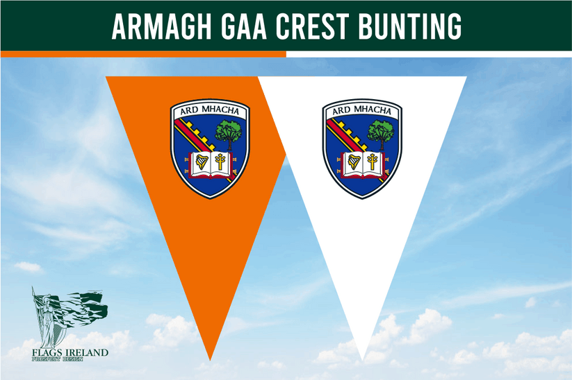 Armagh GAA Crest Bunting – Flags Ireland Prospect Design