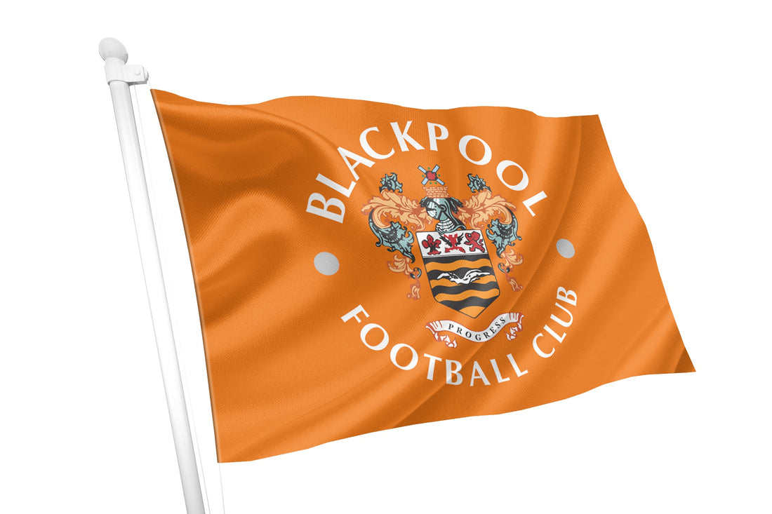 Blackpool Football Club Flag - Premium Knitted Polyester, Multiple ...