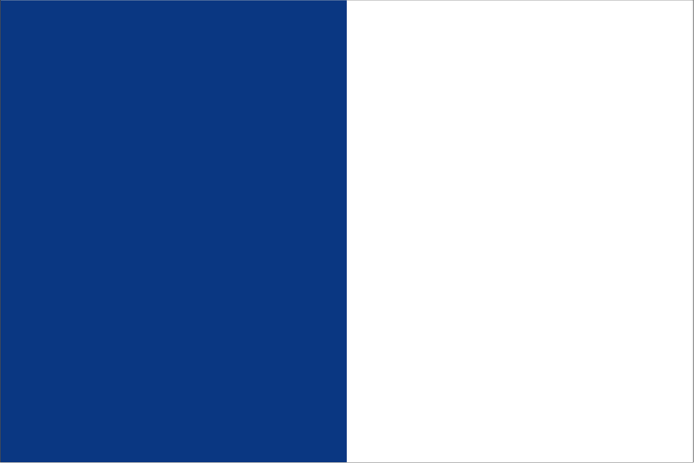 Blue & White Handwaver Flags – High-Quality Polyester, Made in Ireland ...