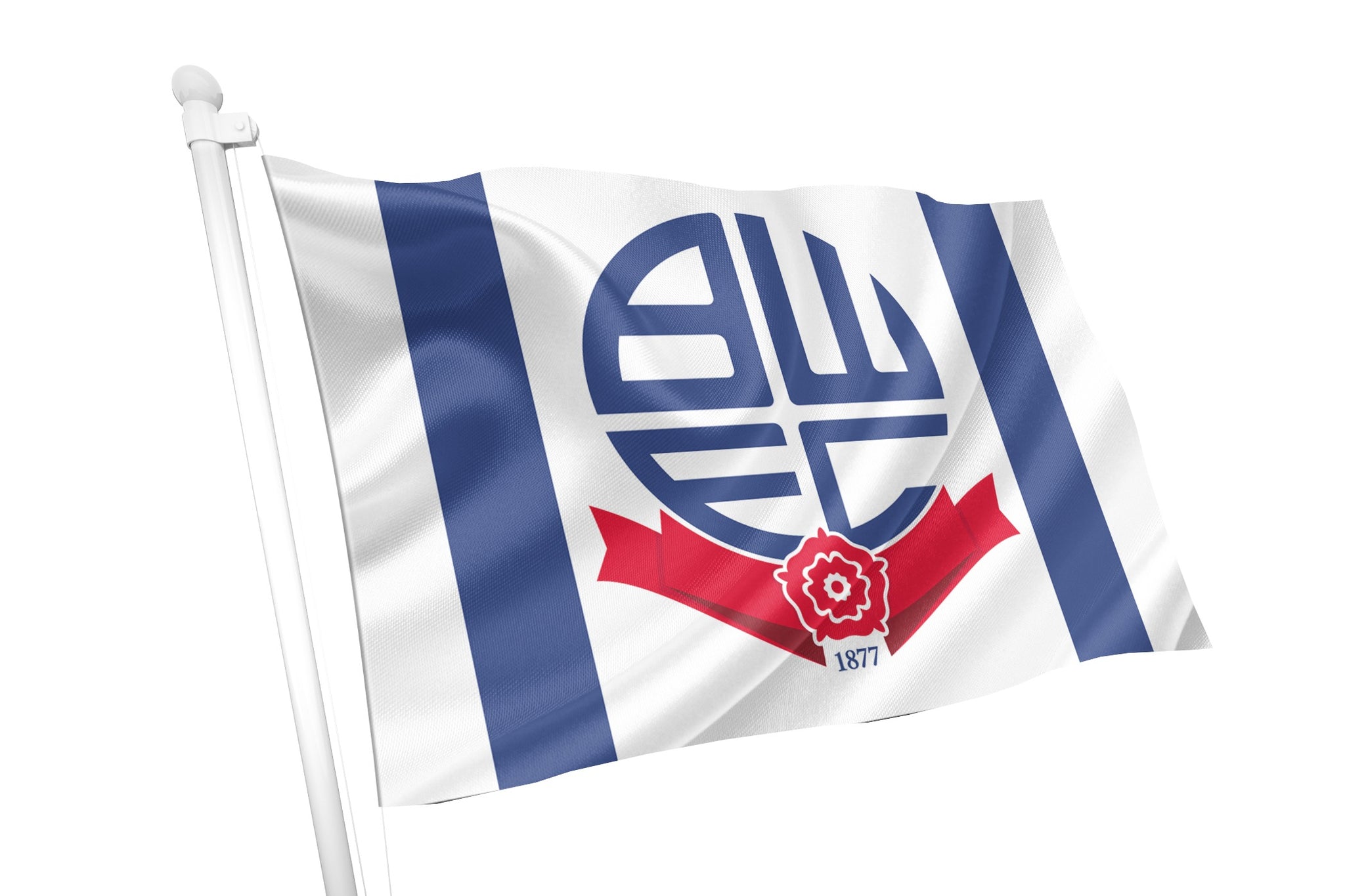 Bolton Wanderers Football Club Flag - Premium Knitted Polyester ...