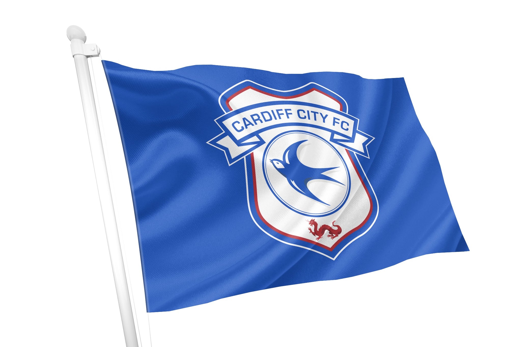 Cardiff City Football Club Flag - High-Quality Knitted Polyester Flag ...