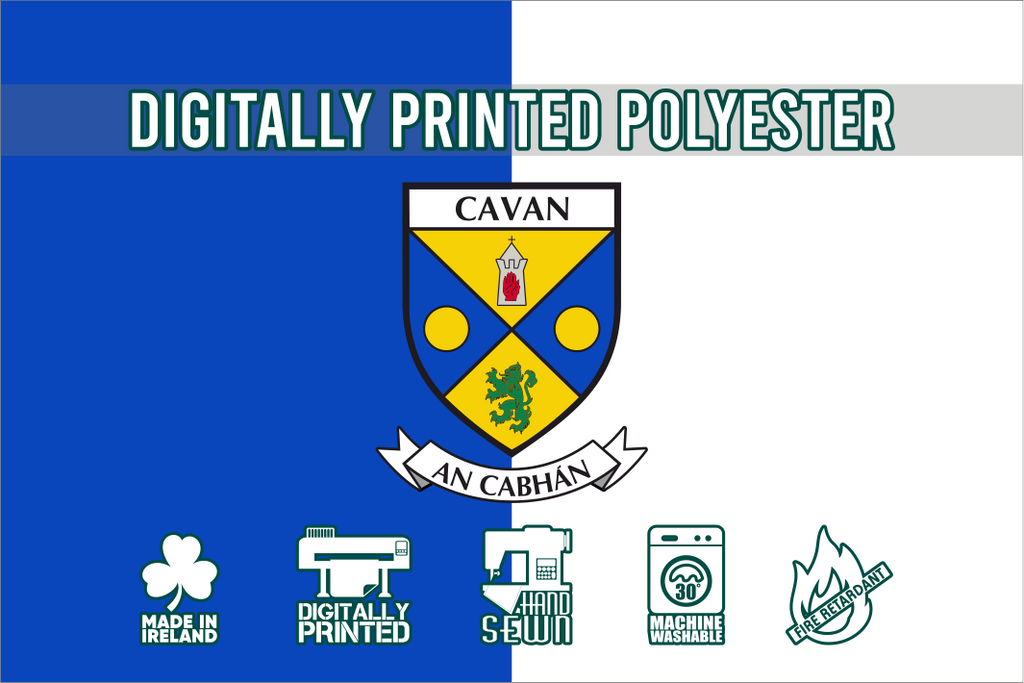 Cavan County Crest Flag – Flags Ireland Prospect Design
