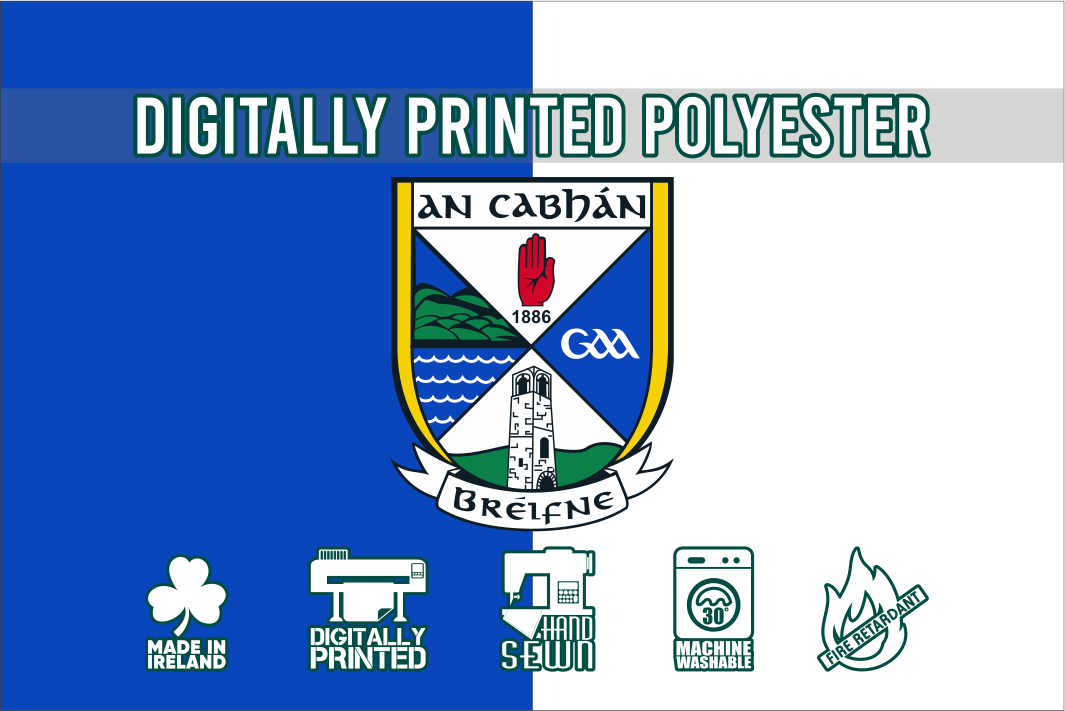 Cavan GAA Crest Flag – Flags Ireland Prospect Design