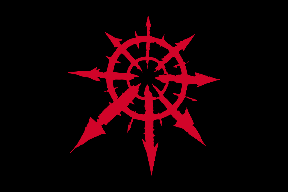 Chaos Undivided Flag | Warhammer 40K Chaos Star | Irish Made – Flags ...