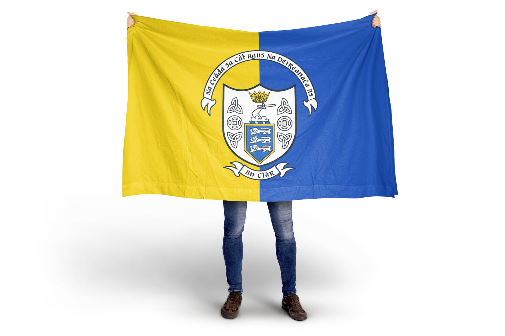 Clare GAA Crest Flag – Flags Ireland Prospect Design