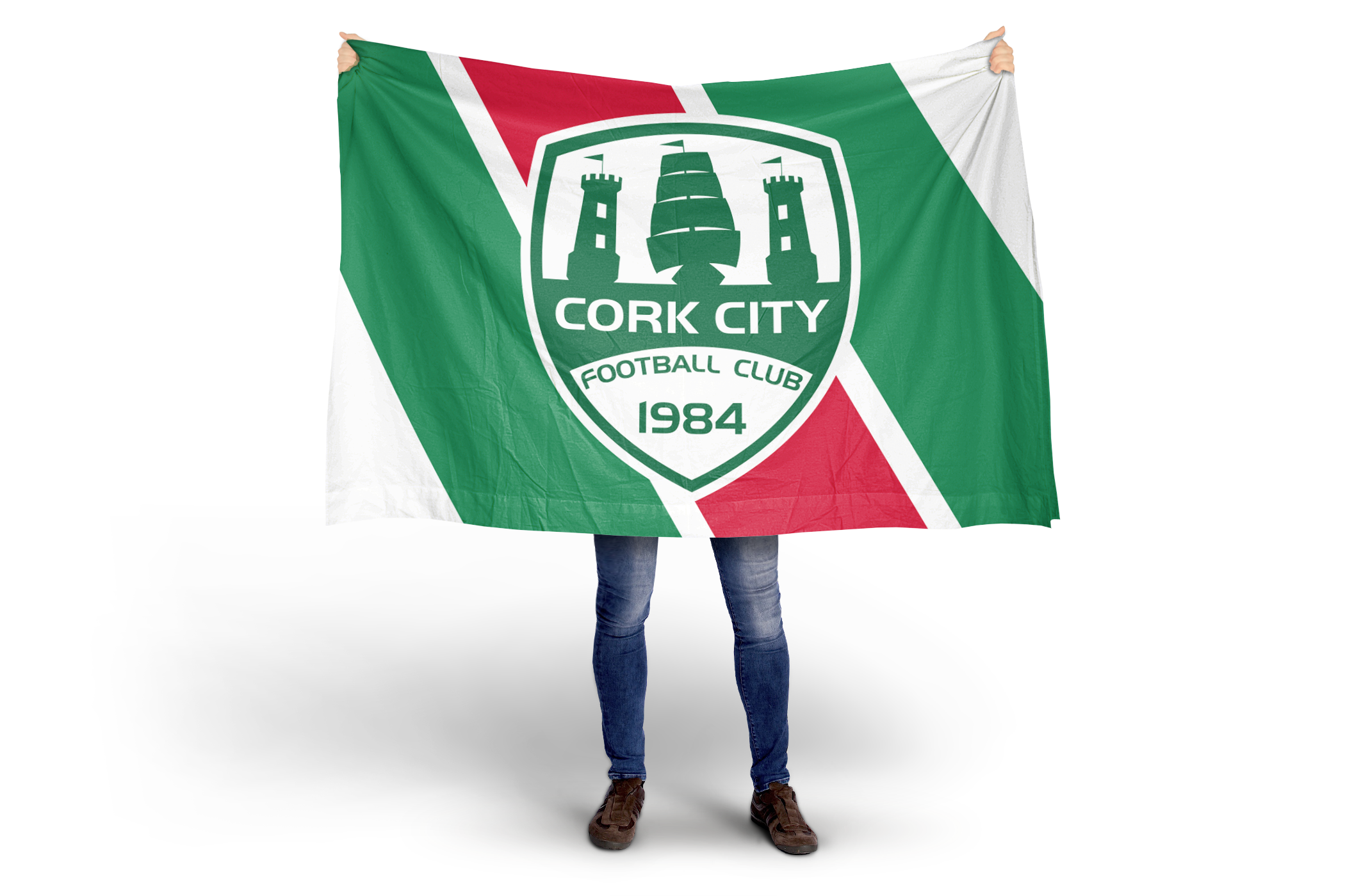 Cork City F.C. Diagonal Stripe Flag – The Rebel Army | Irish-Made ...