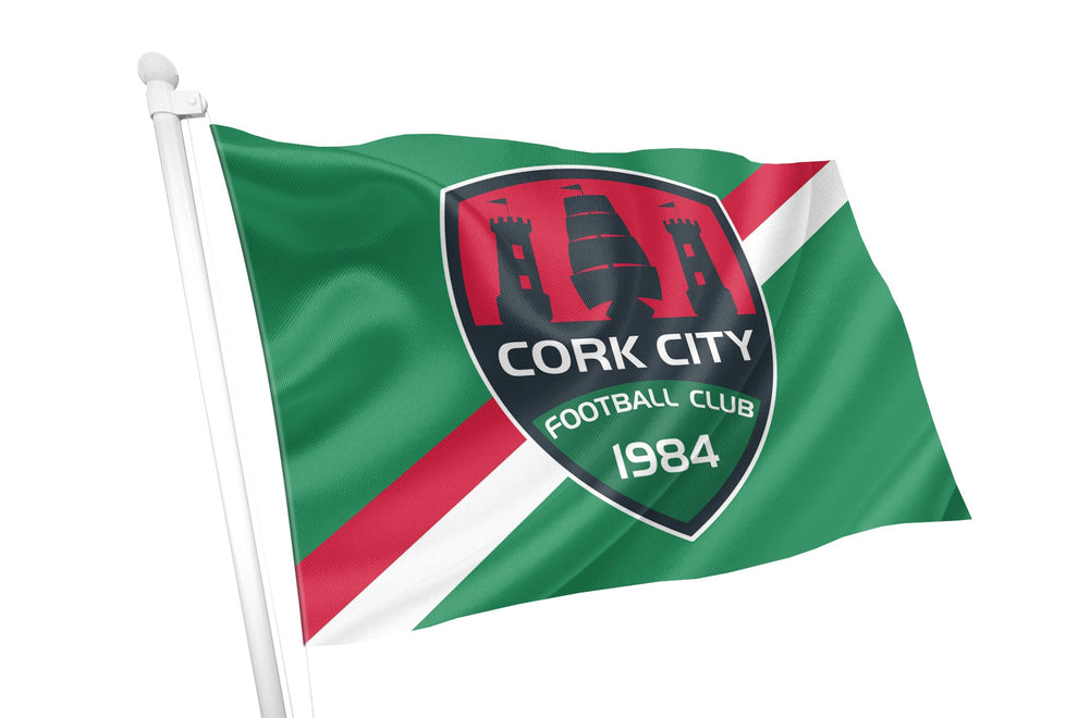Cork City F.C. Flag – Modern Crest | The Rebel Army | Irish-Made ...