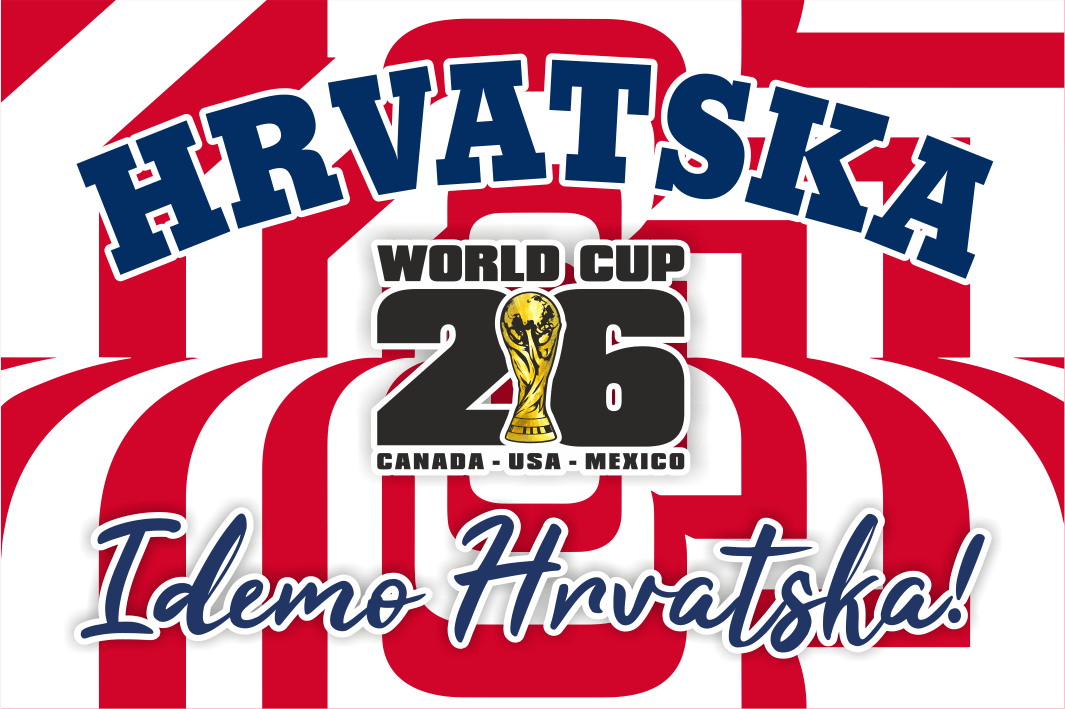 Croatia World Cup 2026 Football Supporter Flag | Hrvatska Fan Flag ...
