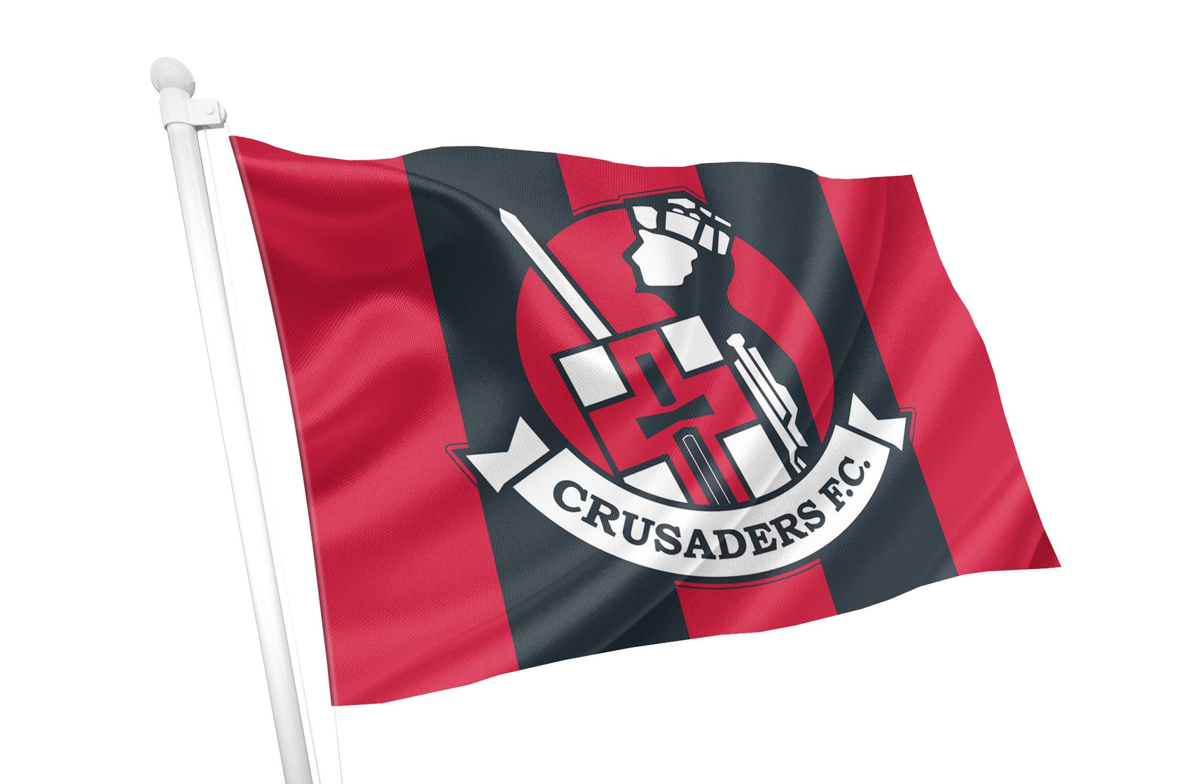 Crusaders Football Club Flag - Premium Knitted Polyester, Multiple ...