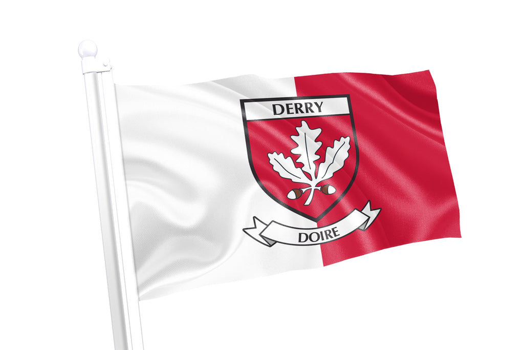 Derry County Crest Flag – Flags Ireland Prospect Design