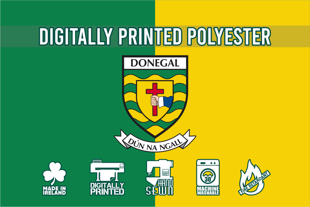 Donegal County Crest Flag – Flags Ireland Prospect Design