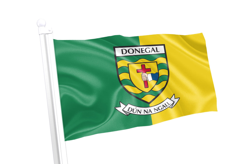 Donegal County Crest Flag – Flags Ireland Prospect Design