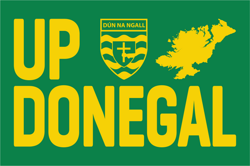 Donegal GAA ''Up Donegal'' Crest Flag | Flags Ireland – Flags Ireland Prospect Design