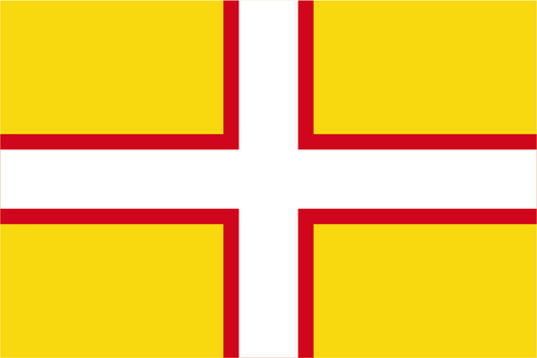 Dorset County Flag - Handmade in Ireland | Ships Worldwide | Flags ...