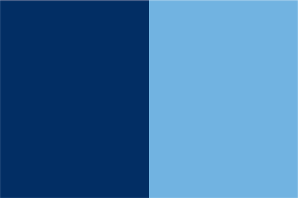 Dark(Dark Royal) & Light(Azure) Blue Coloured Flag – Flags Ireland ...