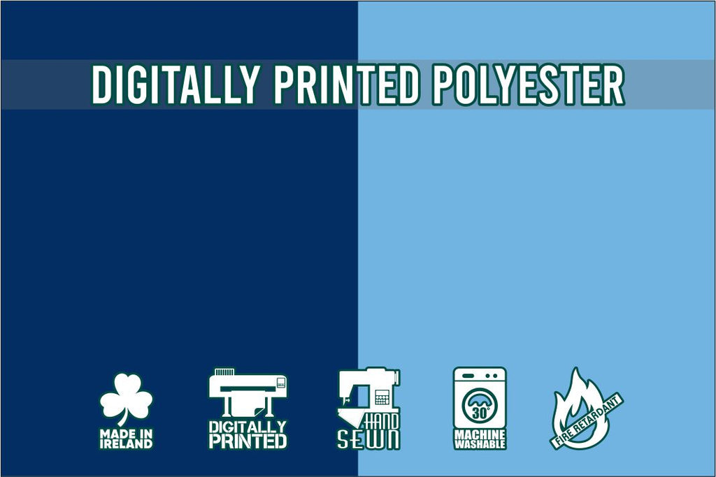 Dark(Dark Royal) & Light(Azure) Blue Coloured Flag – Flags Ireland ...