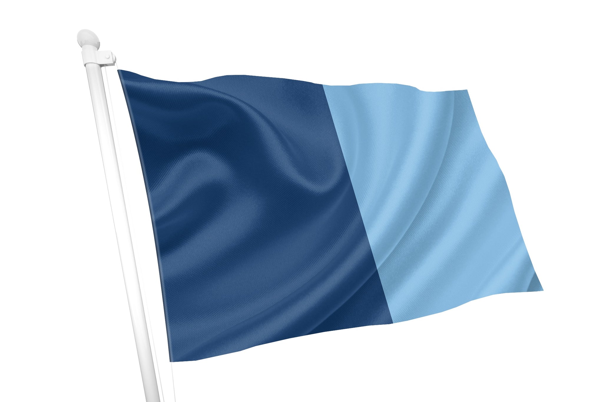 Dark(Dark Royal) & Light(Azure) Blue Coloured Flag – Flags Ireland ...