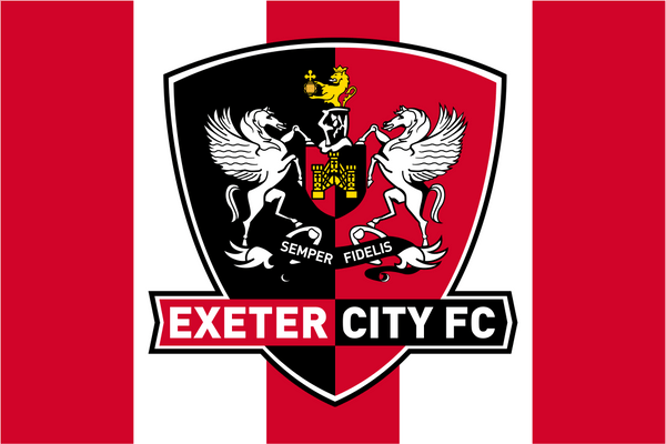 Exeter City Football Club Flag - Premium Knitted Polyester, Multiple ...