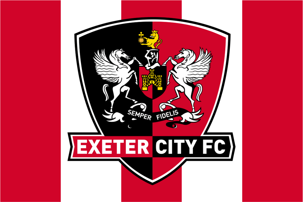 Exeter City Football Club Flag - Premium Knitted Polyester, Multiple ...