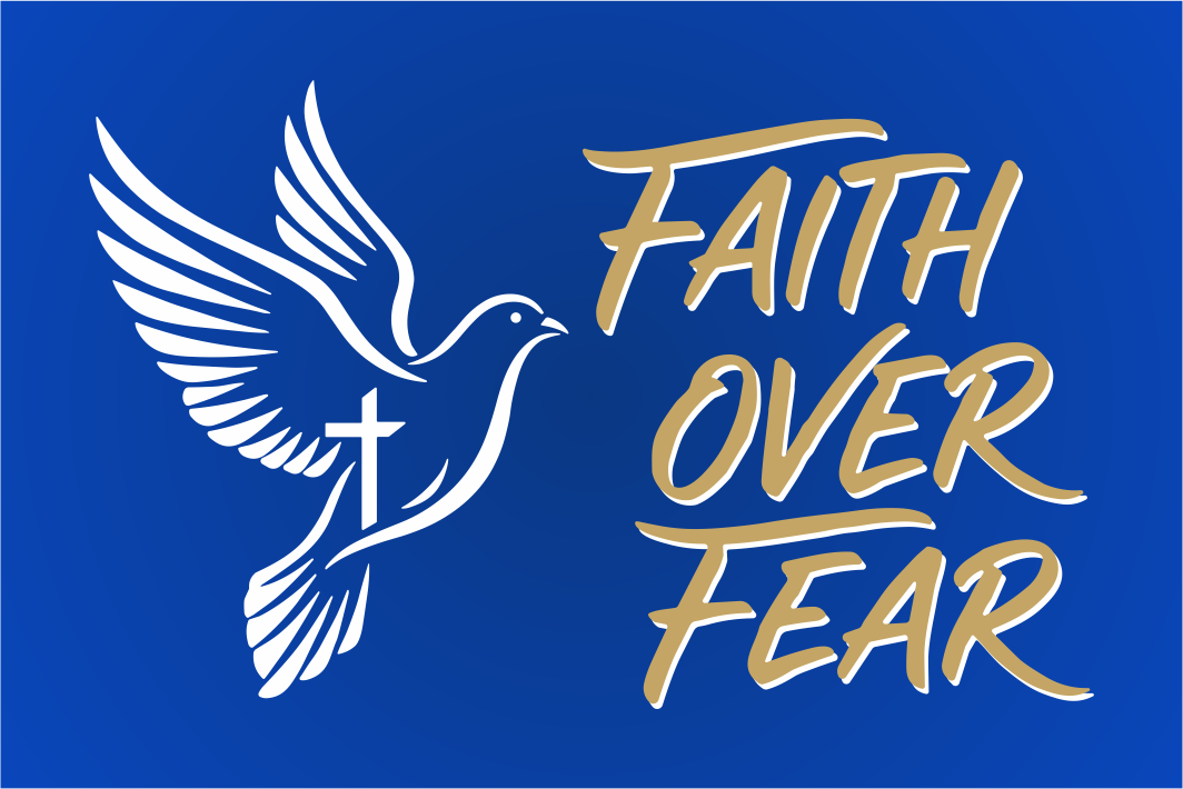 Faith Over Fear Flag – Christian Inspirational Flag Made in Ireland ...
