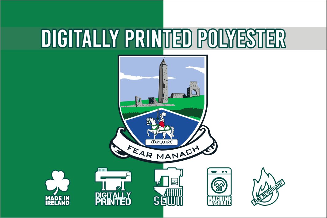 Fermanagh GAA Crest Flag – Flags Ireland Prospect Design
