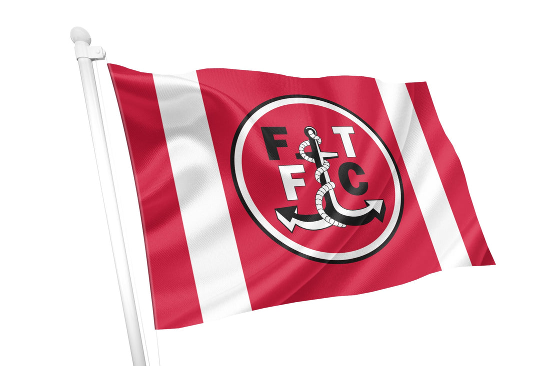 Fleetwood Town Football Club Flag - Premium Knitted Polyester, Multiple ...