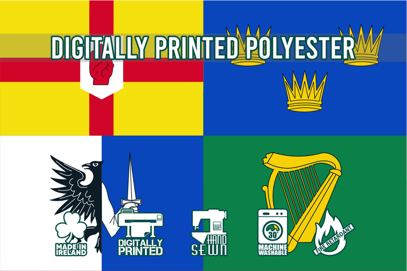 Four In One Provincial Flag – Flags Ireland Prospect Design