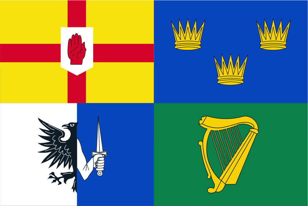 Four In One Provincial Flag – Flags Ireland Prospect Design