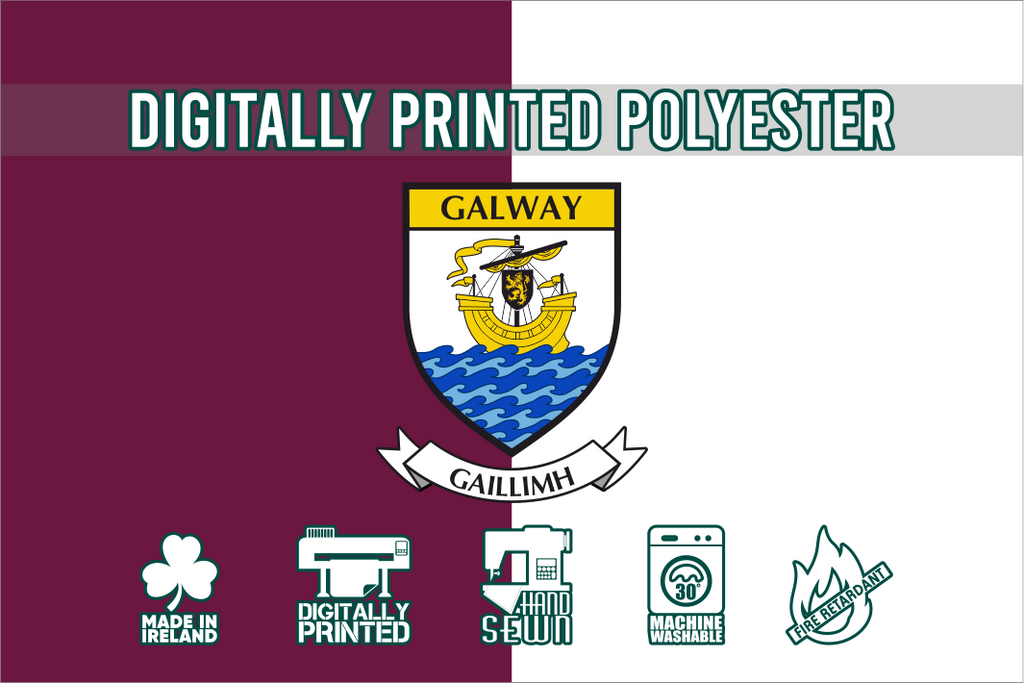 Galway County Crest Flag – Flags Ireland Prospect Design