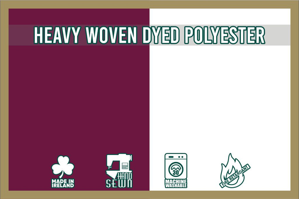 Maroon & White Coloured Flag – Flags Ireland Prospect Design