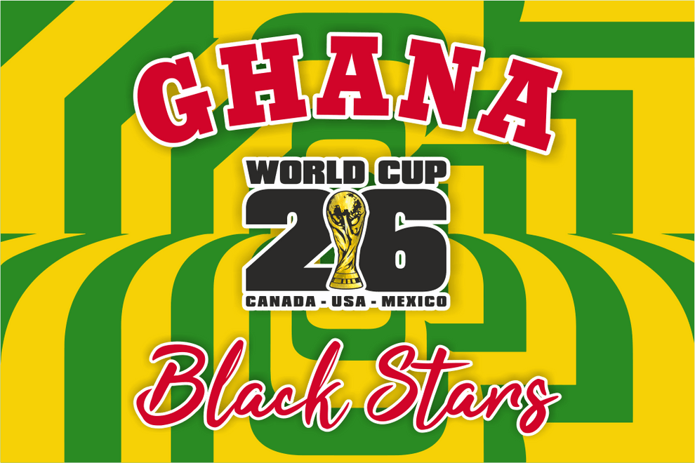 Ghana Cup 2026 Football Supporter Flag | Ghana Fan Flag – Flags Ireland ...