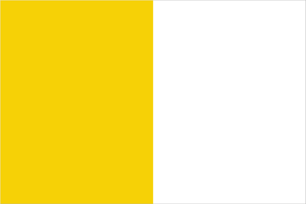 Golden Yellow & White Handwaver Flag – Flags Ireland Prospect Design