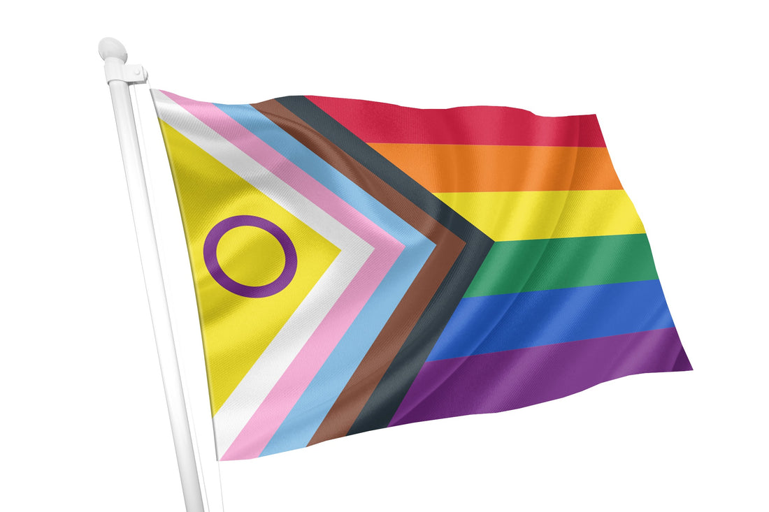 Intersex-Inclusive Progress Pride Flag – High-Quality Irish-Made LGBTQ+ Flag | Flags Ireland ...