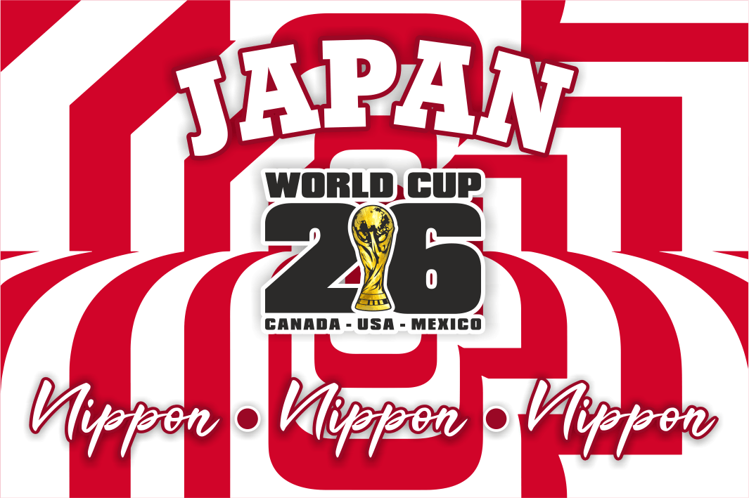 Japan World Cup 2026 Football Supporter Flag | Nippon Fan Flag – Flags ...