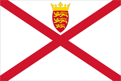 Jersey Flag - Handmade in Ireland | Ships Worldwide | Flags Ireland ...