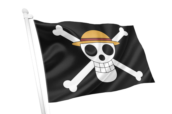 Straw Hat Pirate Flag | Anime Jolly Roger | Irish Made – Flags Ireland ...