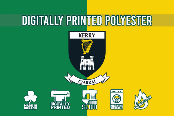 Kerry County Crest Flag – Flags Ireland Prospect Design