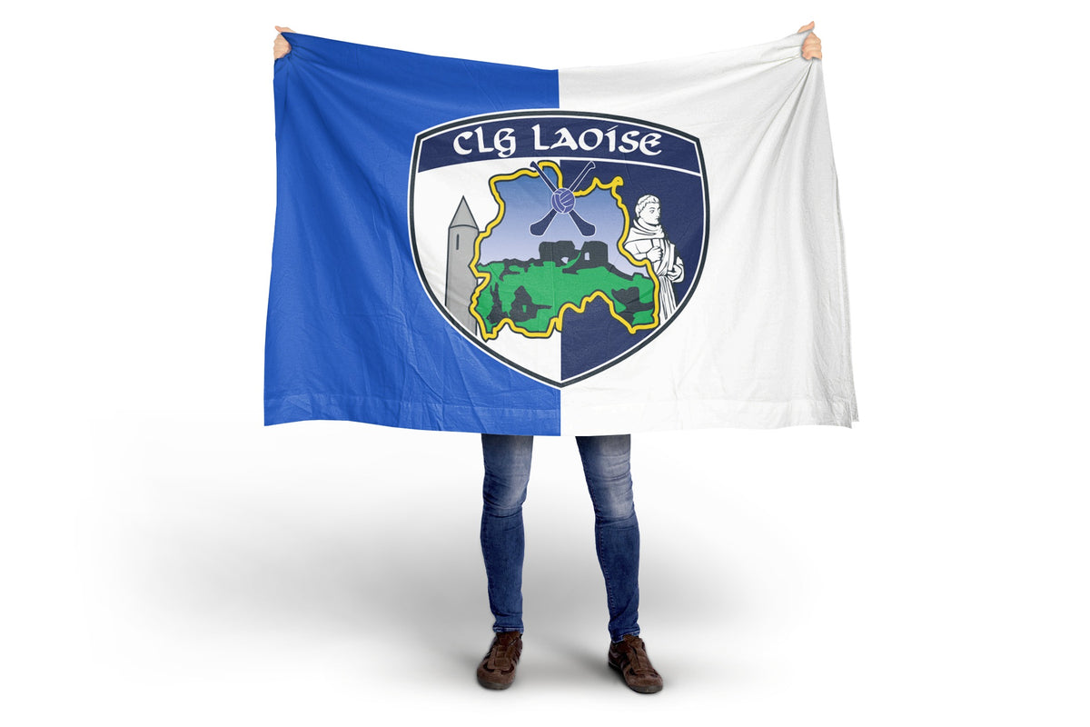 Laois GAA Crest Flag – Flags Ireland Prospect Design
