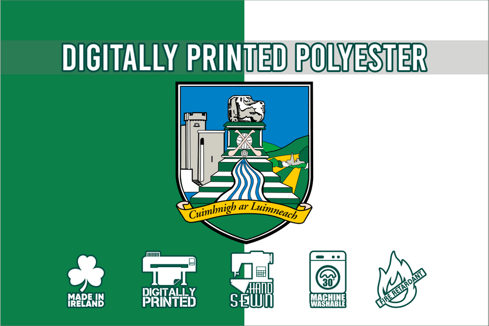 Limerick GAA Crest Flag – Flags Ireland Prospect Design