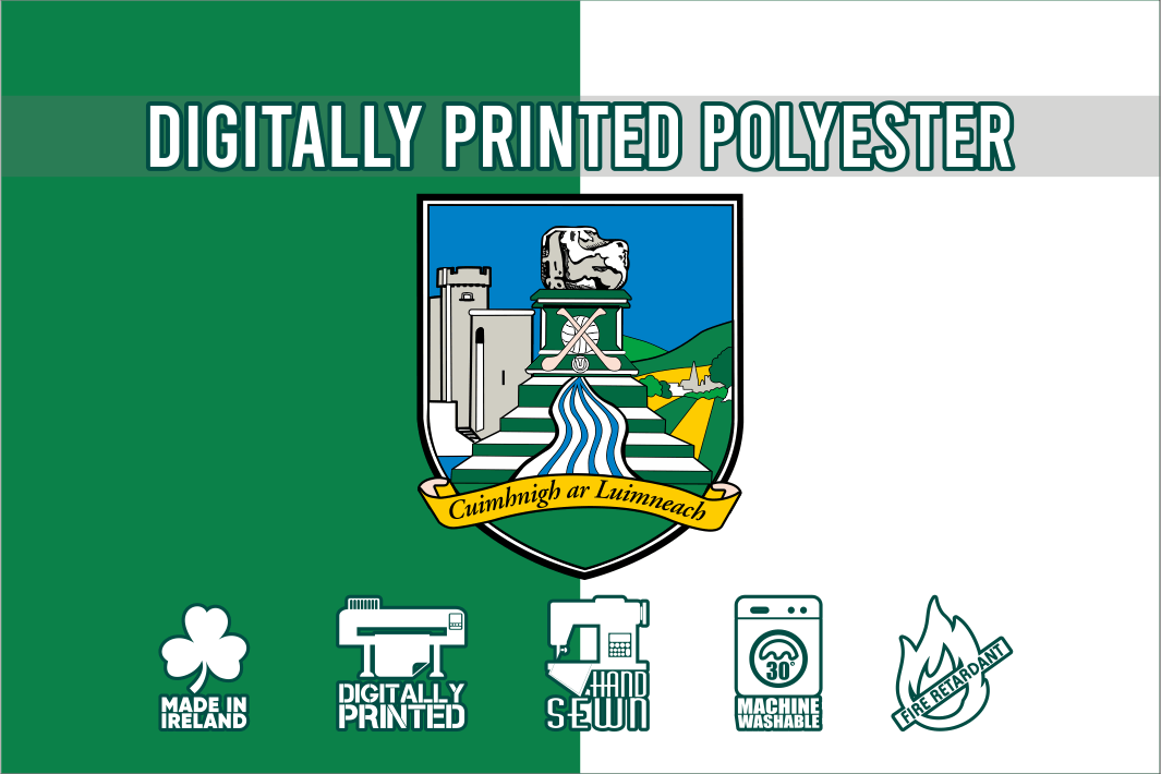 Limerick GAA Crest Flag – Flags Ireland Prospect Design