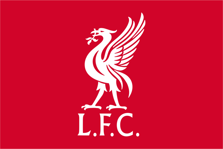 Liverpool FC - White Liver Bird & LFC Flag - High-Quality Knitted ...
