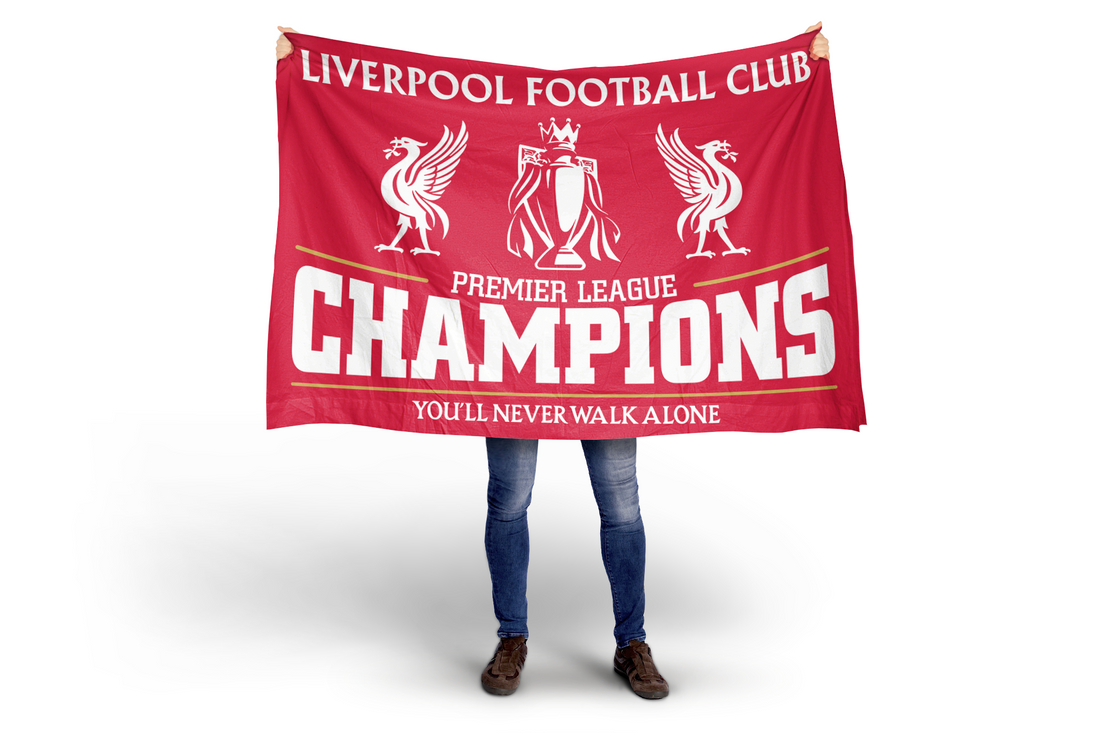 Liverpool FC 20th League Title Flag – Premier League Champions ...