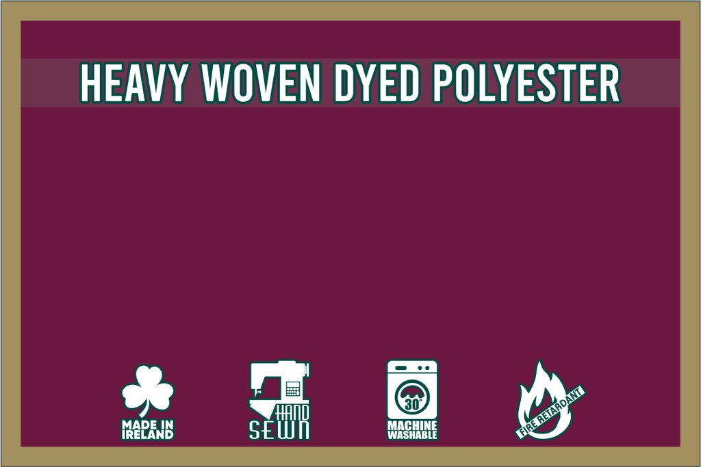 Maroon Coloured Flag – Flags Ireland Prospect Design